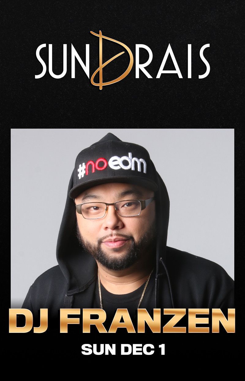 Dj Franzen at Drai's Nightclub on Sunday December 01 2019