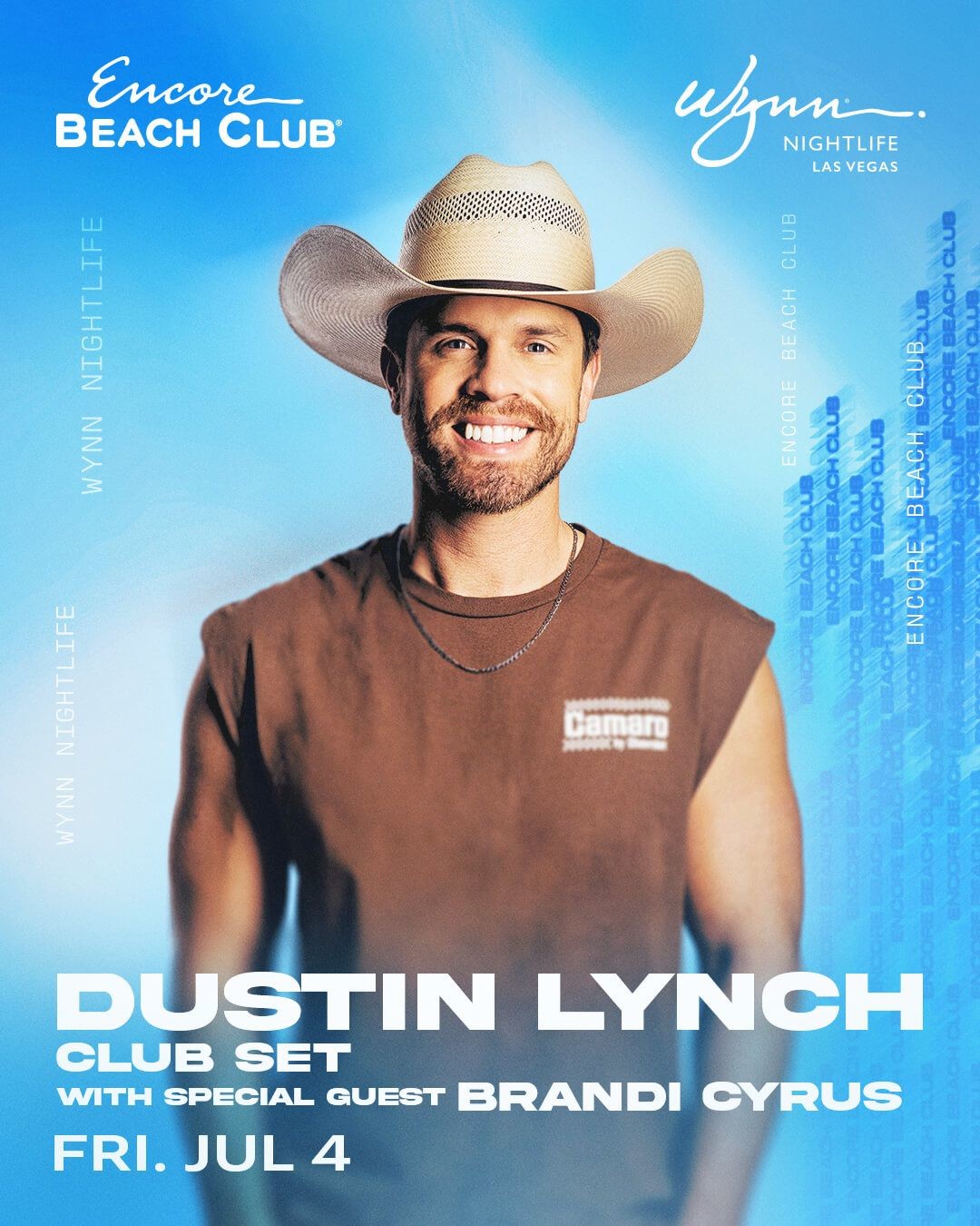 Dustin Lynch W/ Special Guest Brandi Cyrus at Encore Beach Club on ...